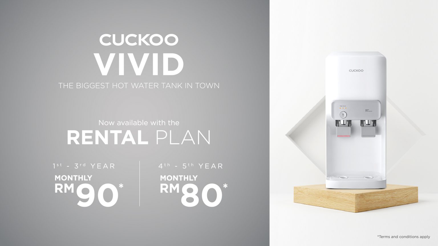Rental Plans - Water Purifiers & Air Purifiers | CUCKOO MY Official