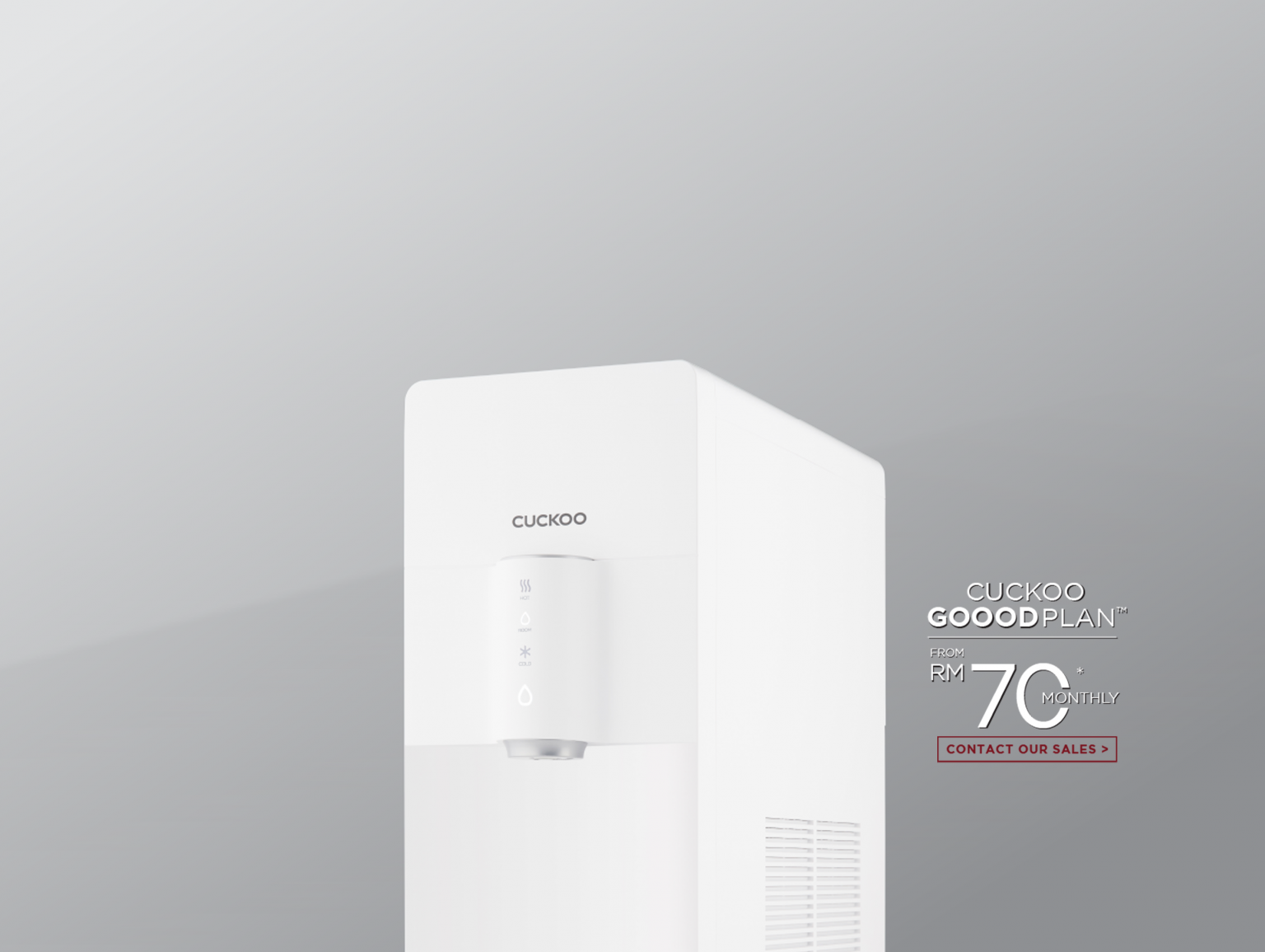 XCEL: Minimalist Touch-Sensor Water Purifier | CUCKOO Official MY