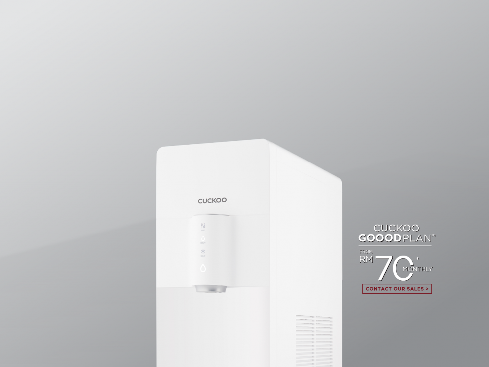 XCEL: Minimalist Touch-Sensor Water Purifier | CUCKOO Official MY