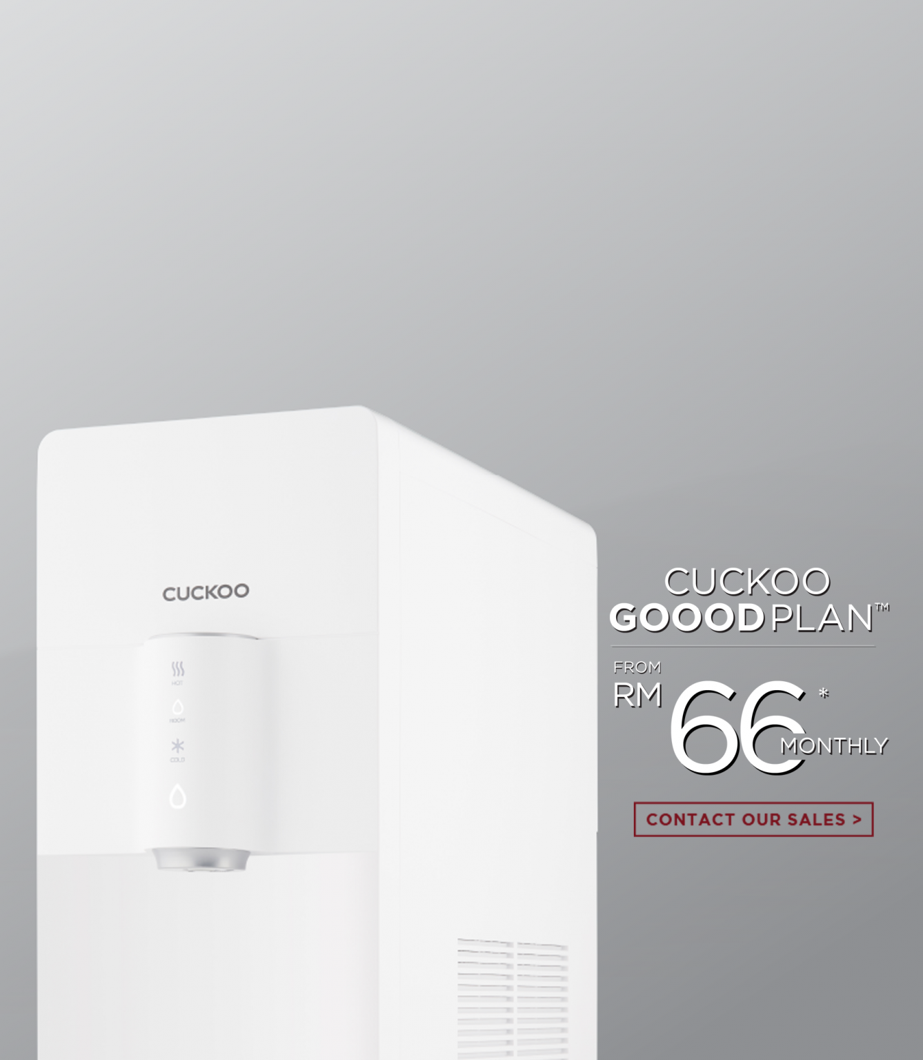 XCEL: Modern Touch-Sensor Water Purifier | CUCKOO Official MY