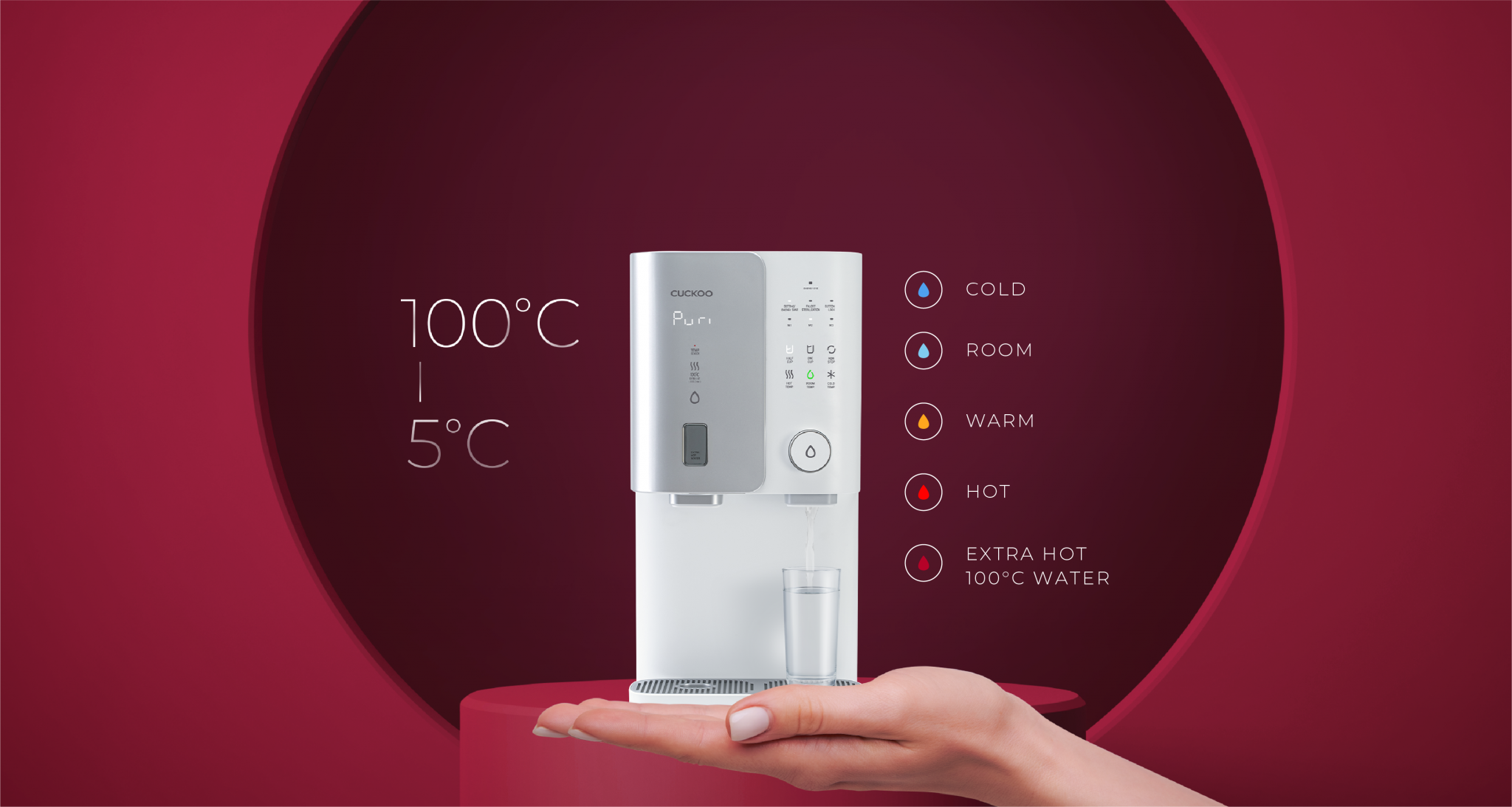 Cuckoo GRANDE: Multi-Function Water Purifier | Rent-to-Own