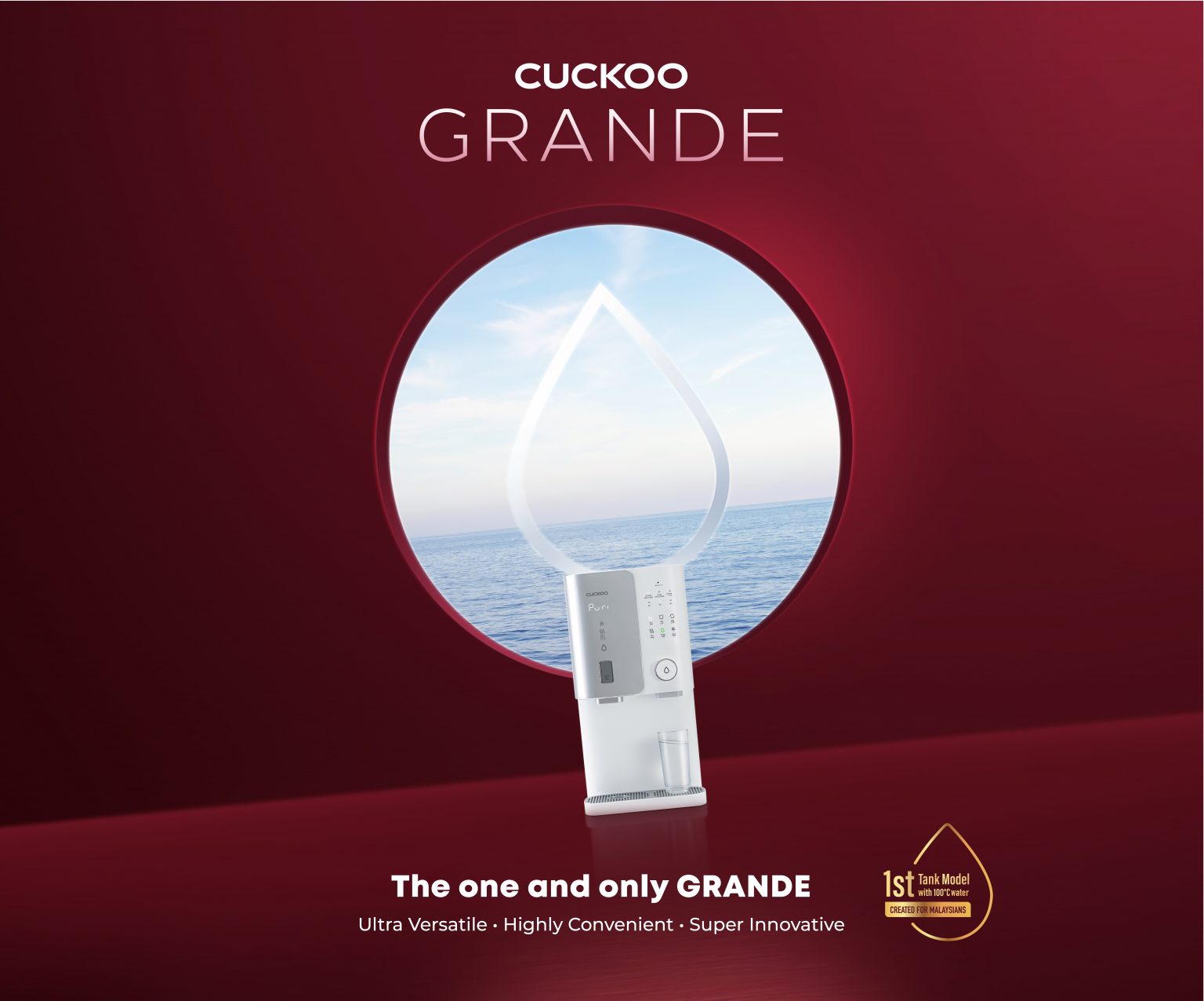 Cuckoo GRANDE: Multi-Function Water Purifier | Rent-to-Own