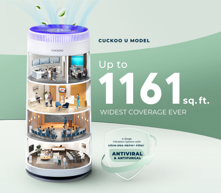 U MODEL: Plasma Ioniser Air Purifier For Office | CUCKOO Official MY