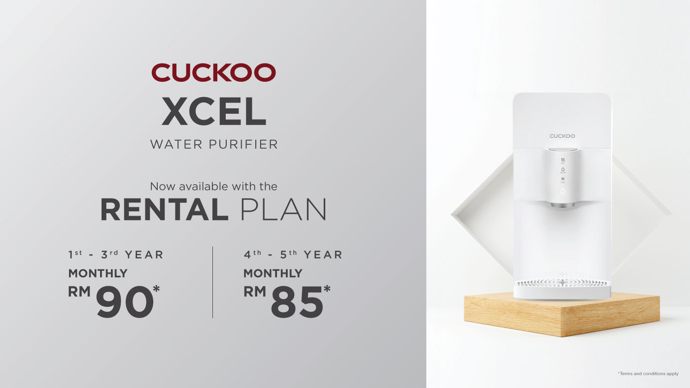 XCEL WATER FILTER - Rental Plan | CUCKOO Official