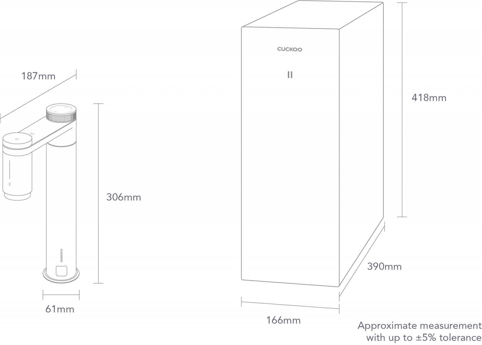 Cuckoo ACE Under Sink Water Filter With Steam Sterilisation
