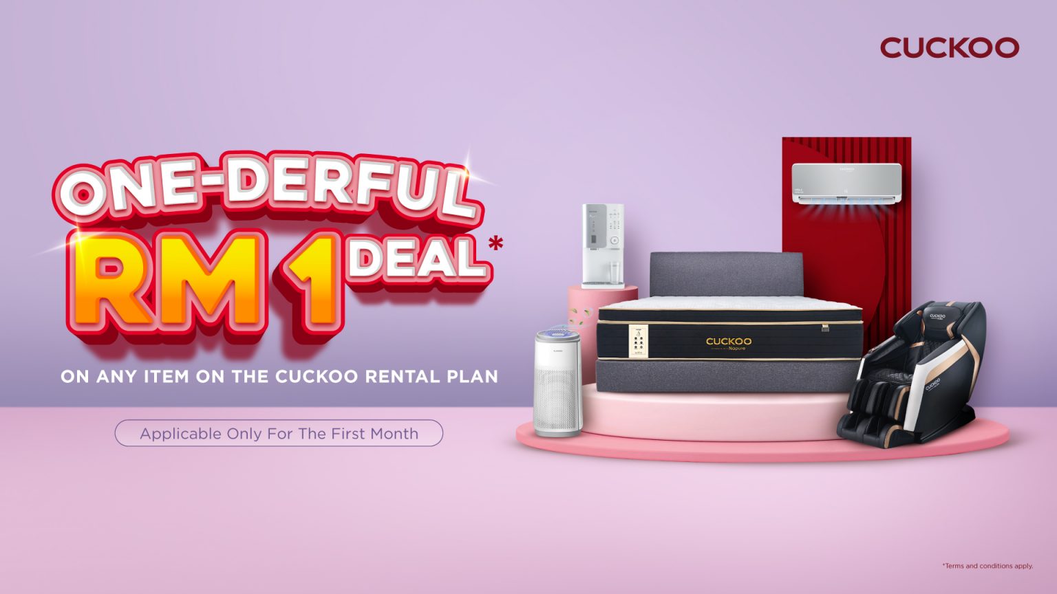 One-Derful RM 1 Deal | CUCKOO Malaysia