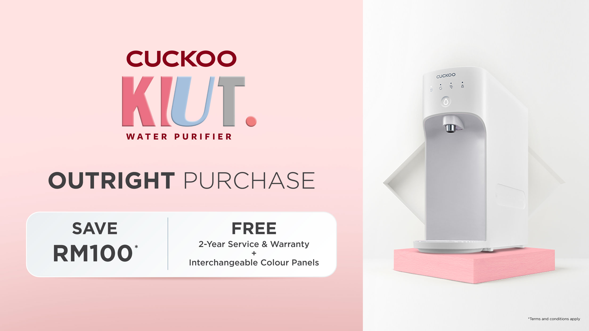 CUCKOO KIUT WATER PURIFIER OUTRIGHT PROMO - CUCKOO Malaysia